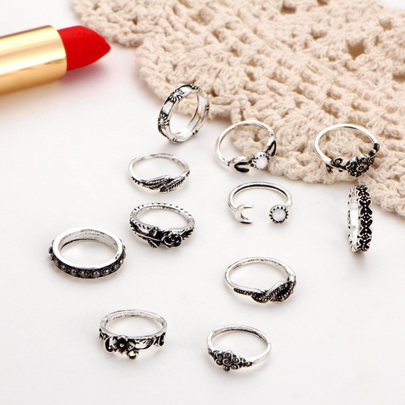 Jewelry | New 11pc Multi Styles Ring Set | Poshmark